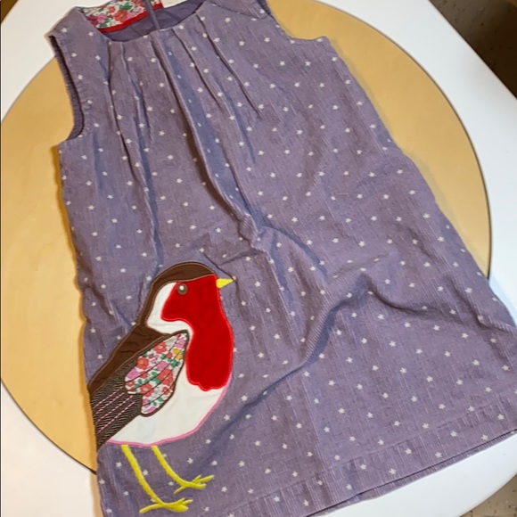 Mini Boden | Dresses | Boden Robin Holiday Appliqu Corduroy Pinafore ...